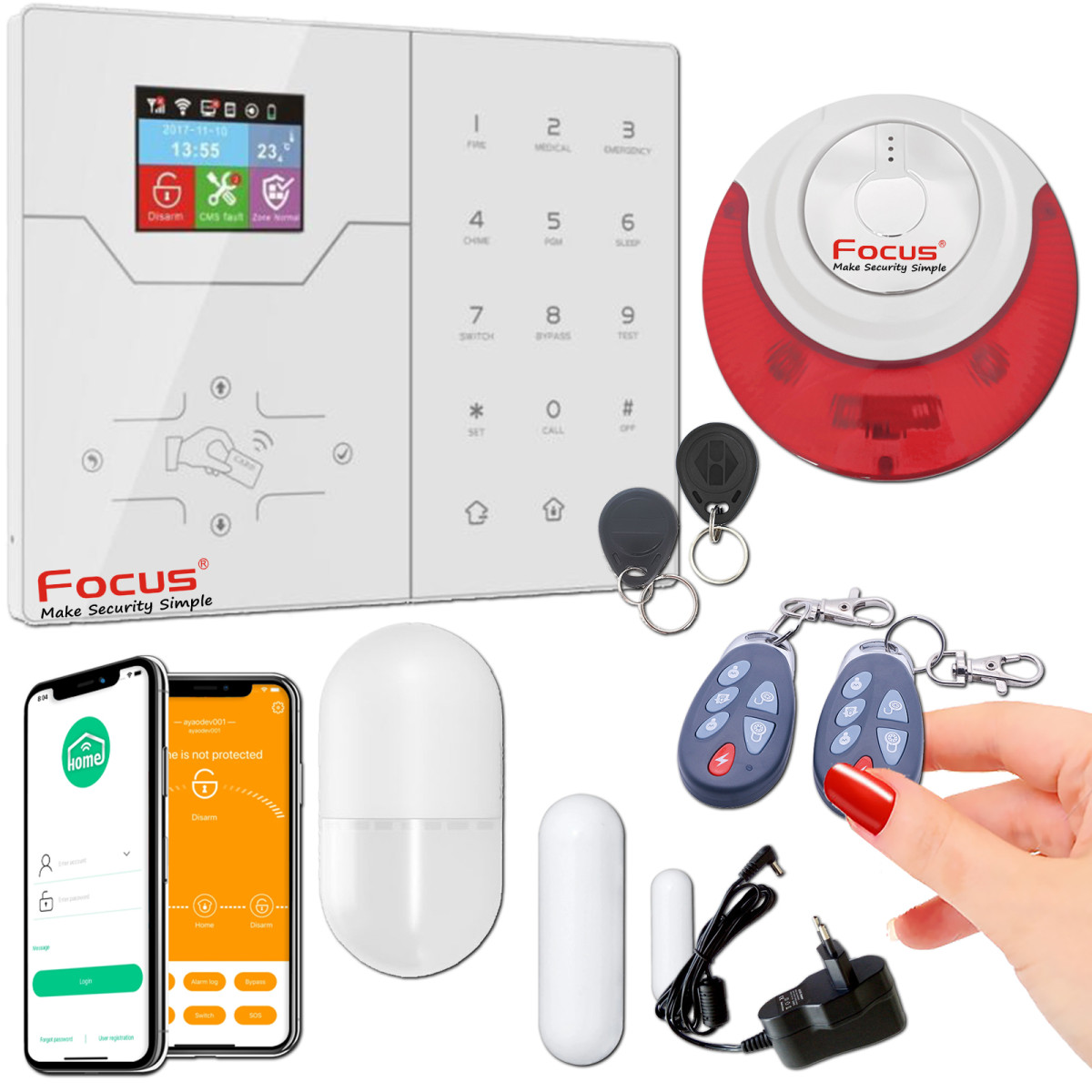 Alarme Maison Connectée 4G | Sécurité Domicile Sans Abonnement